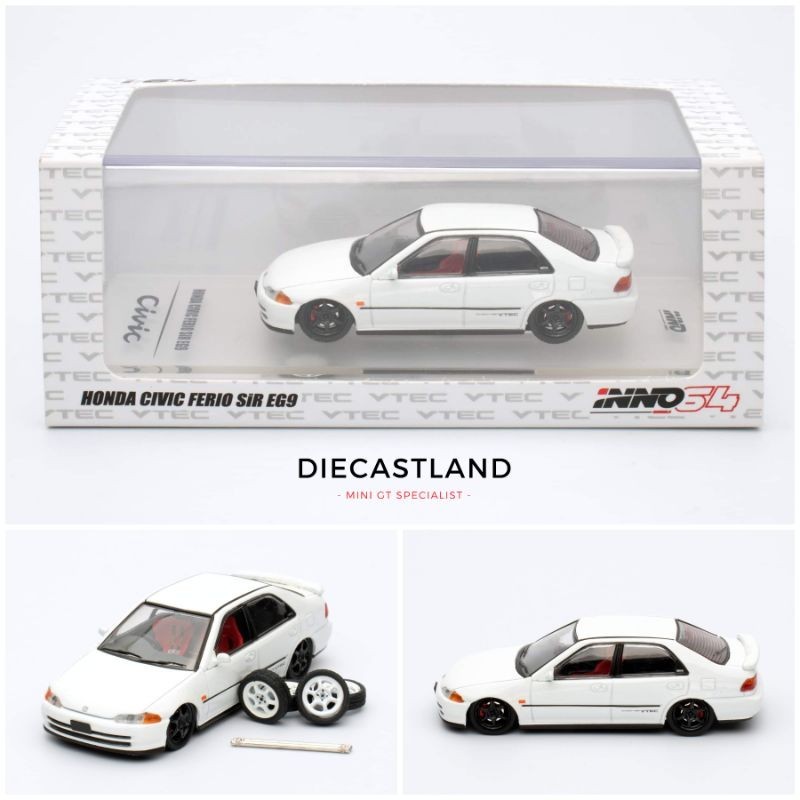 Jual INNO64 Honda Civic Ferio Sir EG9 OWhite IN64-EG9-WHI INNO R34 ...