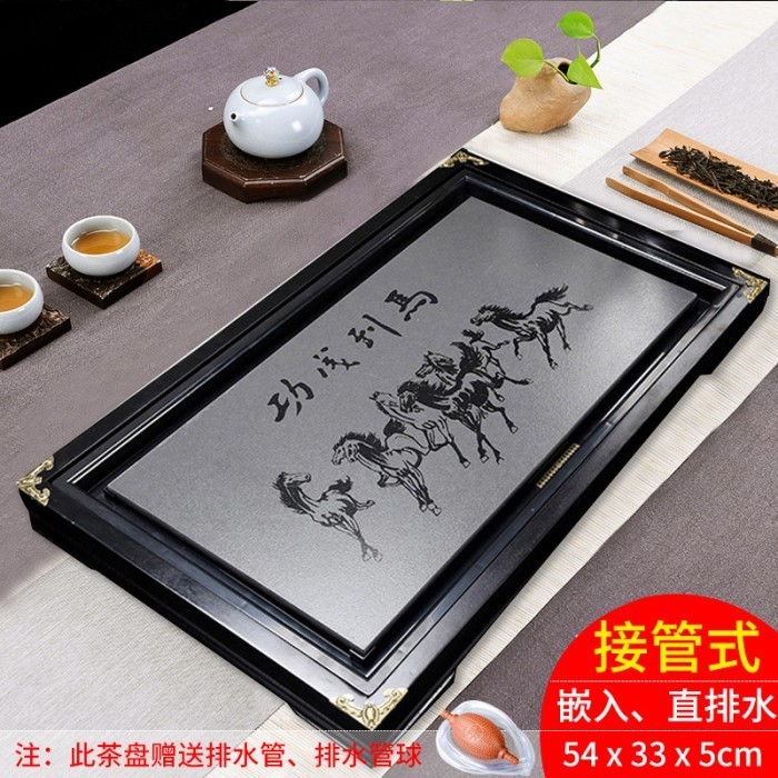 Jual Chinese Tea Set Tray Ceremony / Meja Tatakan Teh Ceramic Premium ...