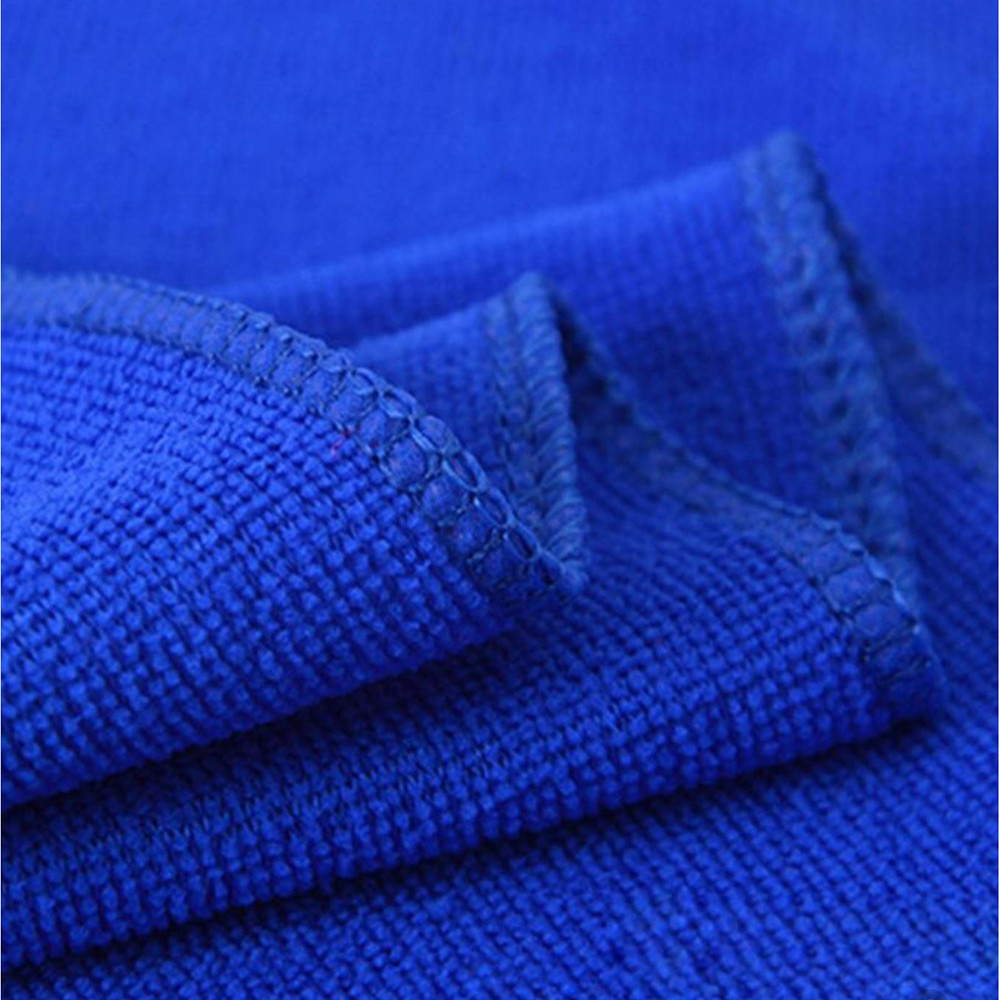 Jual EACHGO Handuk Microfiber Lap Pengering Mobil 24x24cm - WJ201 -Biru ...