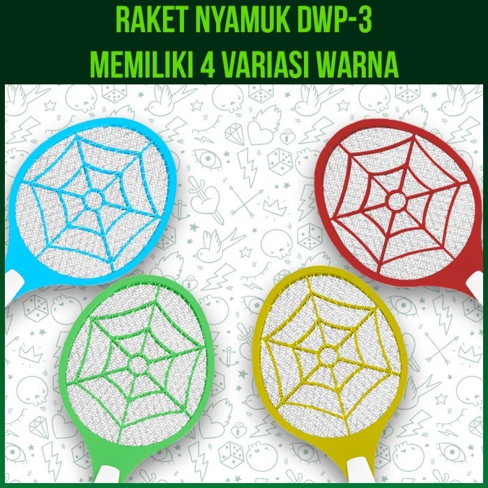 Jual Racket Nyamuk Listrik Warna Racket Electric Mosquito Killer ...