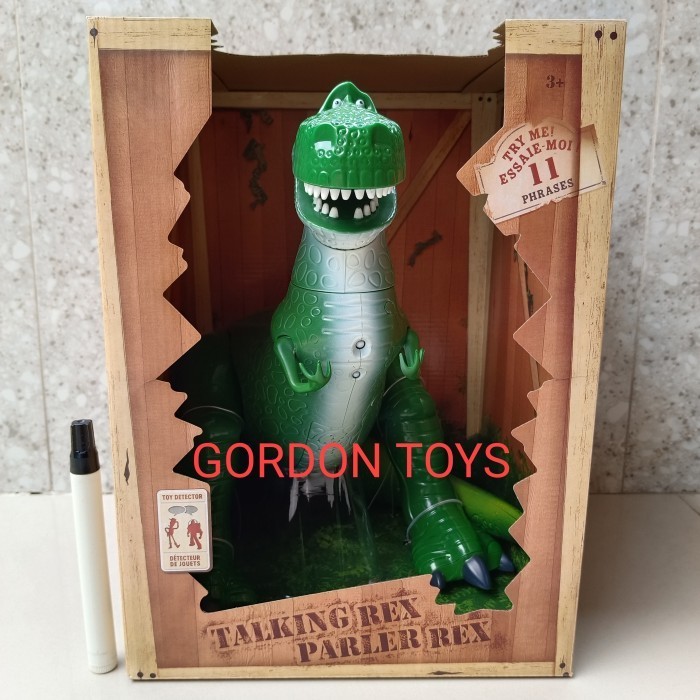 Jual Rya Toy Story Talking Rex Interactive Dinosaurus Original Disney ...