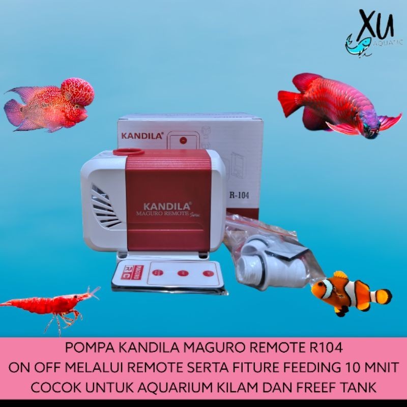 Jual KANDILA MAGURO REMOTE SERIES R104 POMPA KOLAM AWUARIUM REEF TANK | Shopee Indonesia