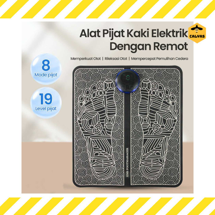 Jual Alat Pijat Kaki Terapi Elektrik Ems Foot Massager Usb With Remote ...