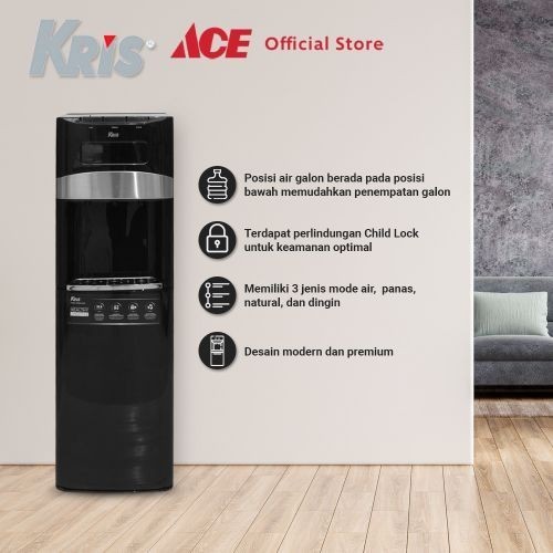 Jual Ace - Kris Dispenser Air Bottom Loading - Hitam | Shopee Indonesia