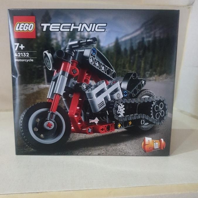 Jual LEGO Motor Chopper Technic 42132 Motorcycle Toy 2 in 1 | Shopee ...