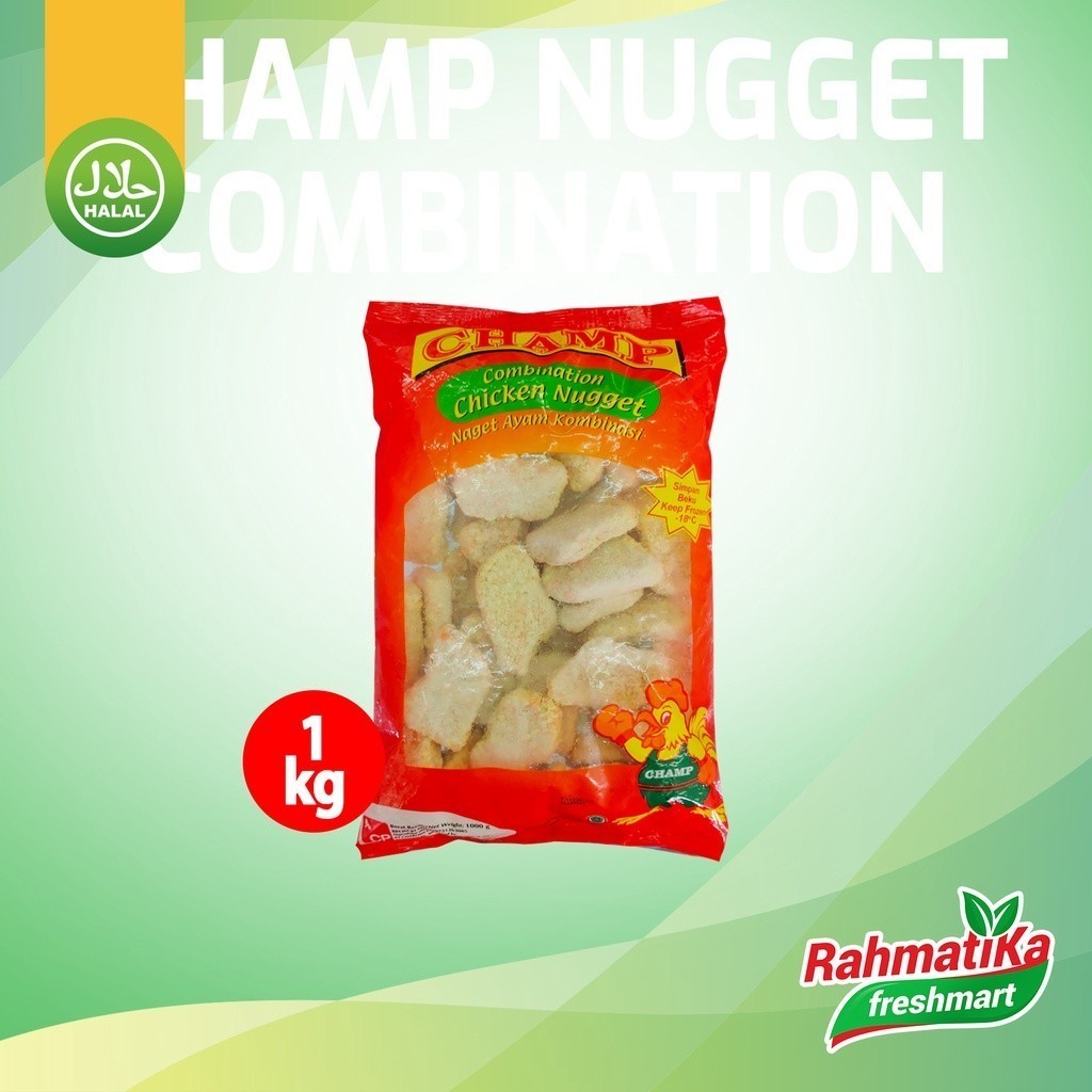 Jual Champ Combination Chicken Nugget - Naget Ayam Kombinasi 1 Kg ...