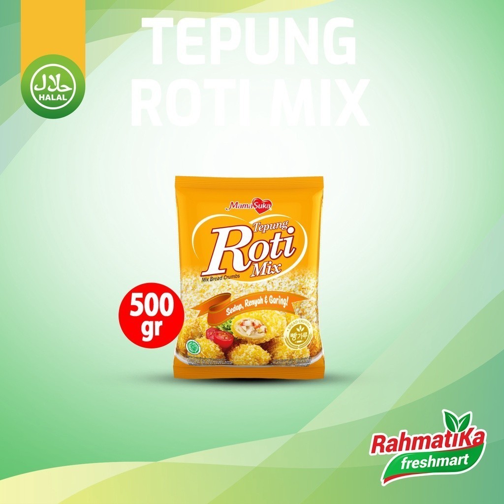 Jual MamaSuka Tepung Roti Mix 500 gram | Shopee Indonesia