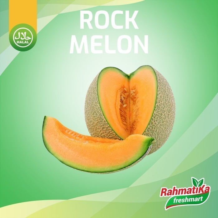 Jual Rock Melon Segar / Rock Melon Fresh 1 pcs (Buah Segar) | Shopee ...