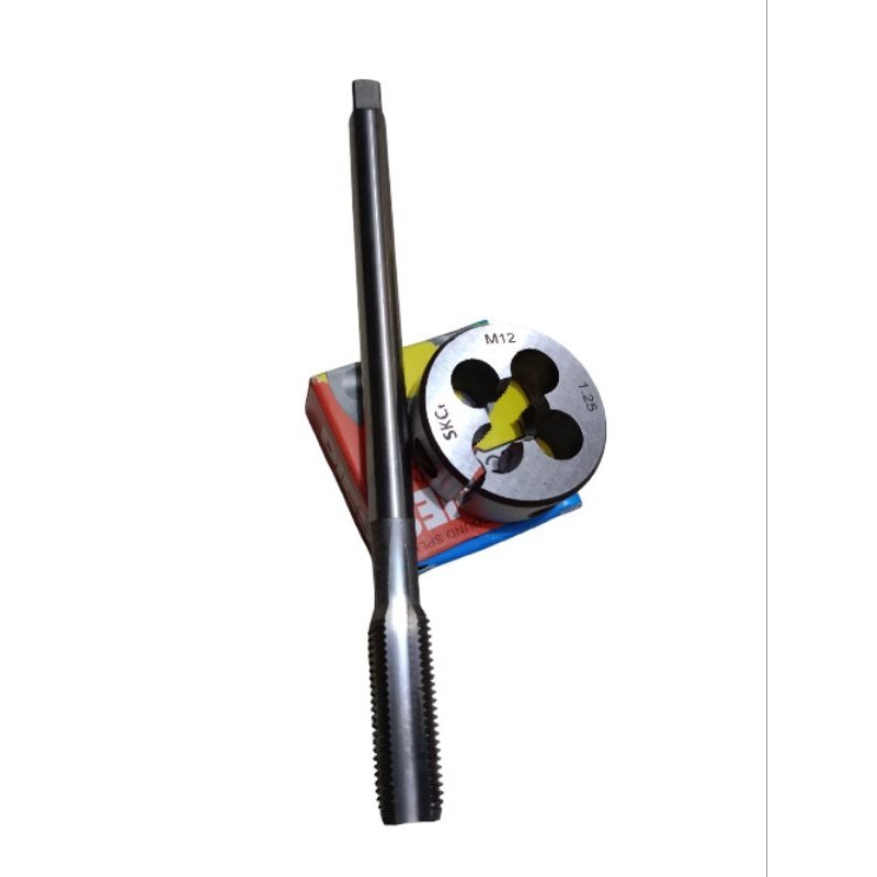 Jual hand tap set mata senai baut 19 m12x125 tap long 150mm | Shopee ...