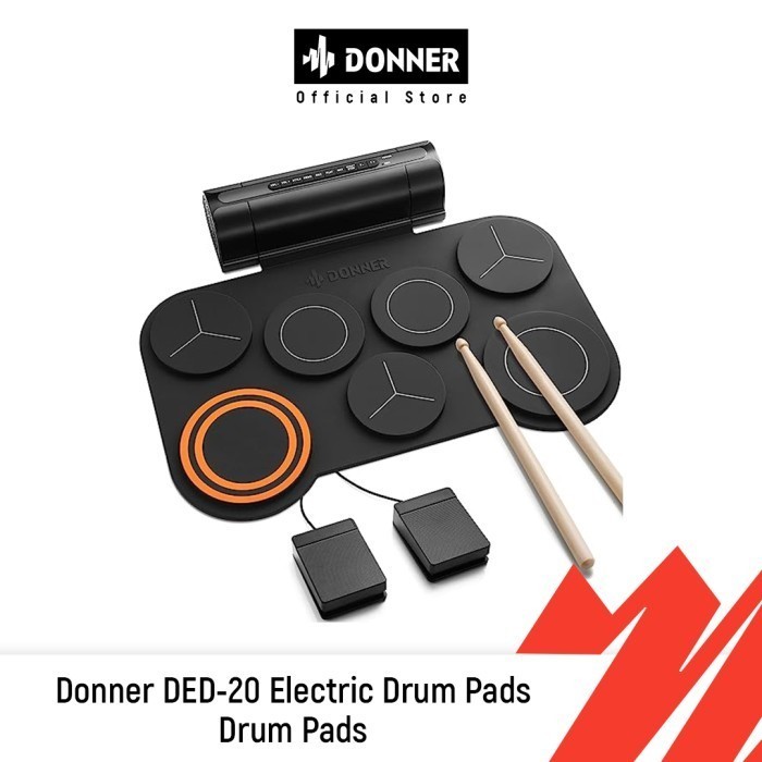 Jual Donner DED-20 Electric Drum Pads | Drum Pads | Shopee Indonesia