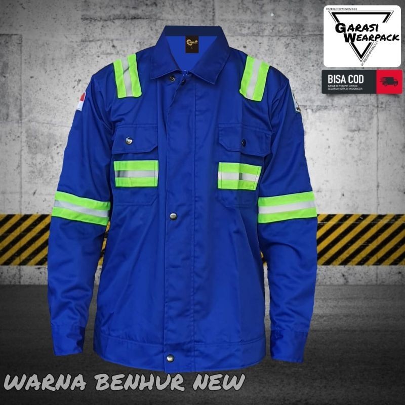 Jual Baju Kerja Safety/ Wearpack Proyek/ Lengan Panjang/ APD K3 ...