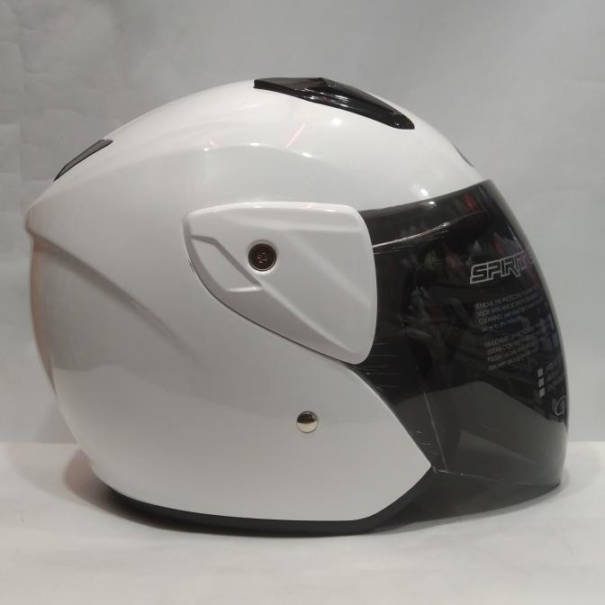 Jual Helm Gm Stylo Solid White Helm Half Face Arennafreya | Shopee ...