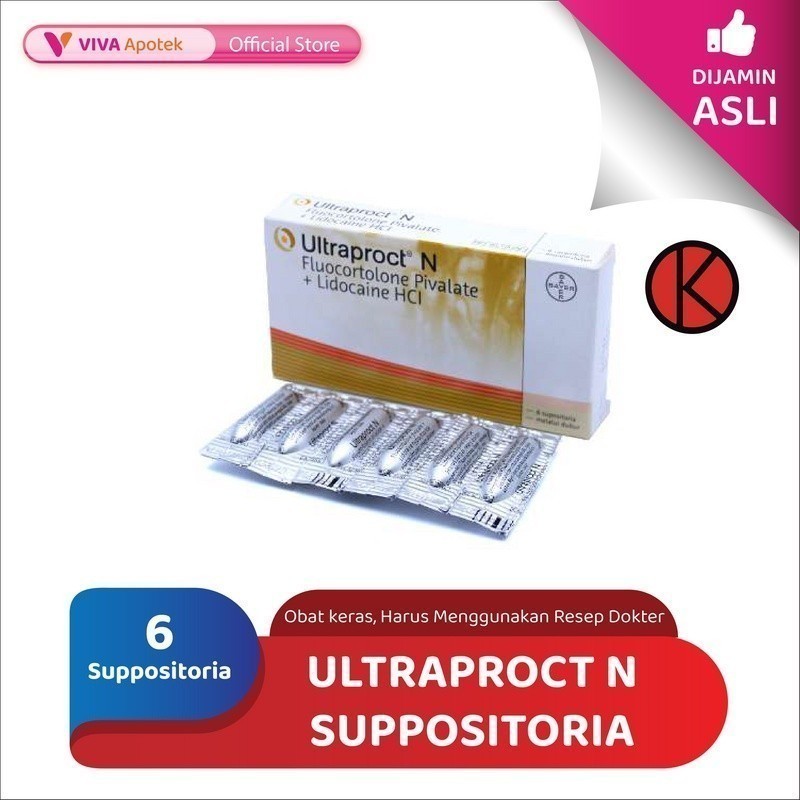 Jual Ultraproct N Suppositoria / Wasir / Ambeien (6 Suppositoria ...