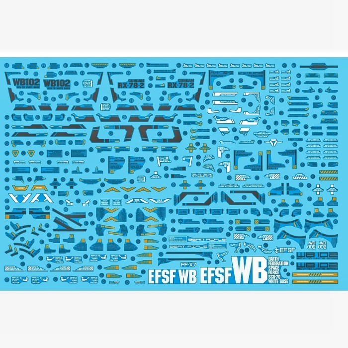 Jual PG UNLEASHED RX-78-2 GUNDAM WATER DECAL DELPI DECAL | Shopee Indonesia