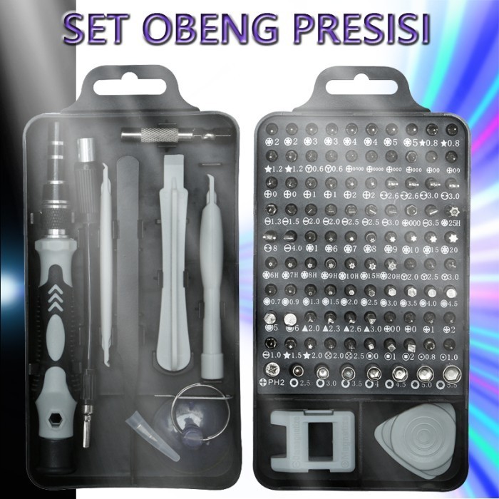 Jual Tool Set 115 In 1 Obeng Set Service Handphone Laptop Dsb | Shopee ...
