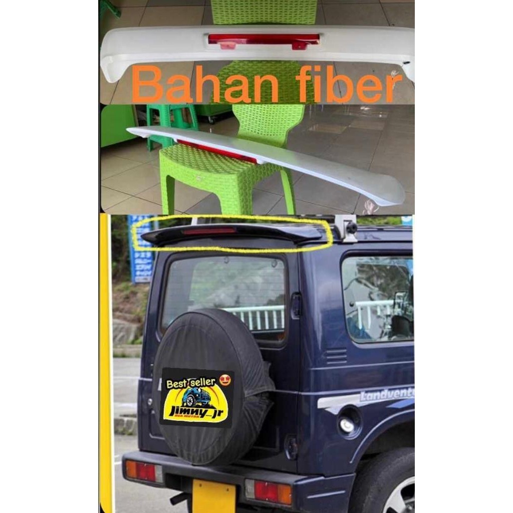 Jual Spoiler Jimny Katana Atap Trepes | Shopee Indonesia