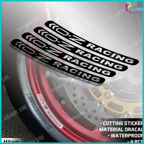 Jual Sticker Velg OZ Racing bisa custom ukuran dan warna bahan oracal ...