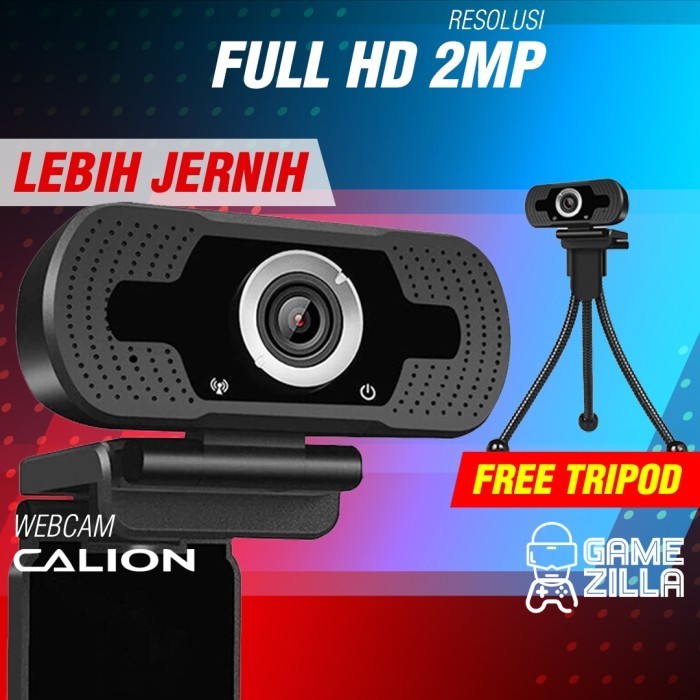 Jual Promo!! Webcam PC 2MP Full HD 1080P Web Cam USB Laptop Komputer ...