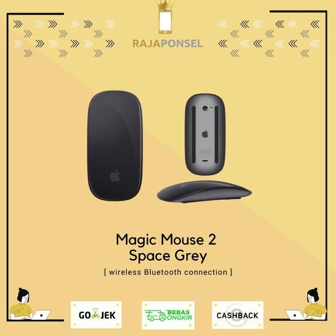 Jual APPLE MAGIC MOUSE 2 SPACE GREY | Shopee Indonesia