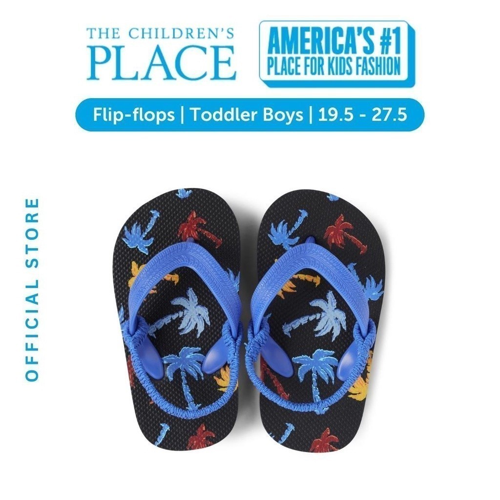 Jual Toddler Boys Palm Tree Flip Flops - Sandal Jepit Bayi Laki (Biru ...