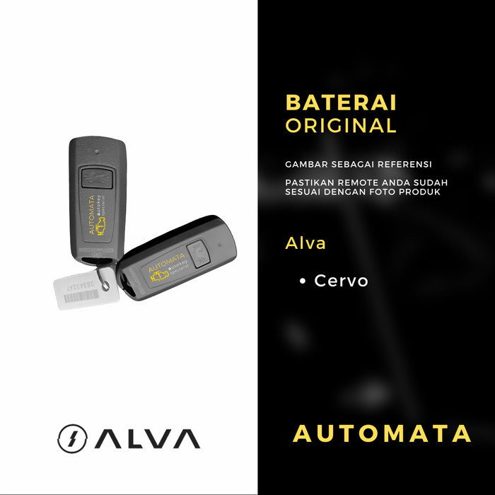 Jual Produk Terbaru Baterai Remote Kunci Keyless Alva Cervo Original ...