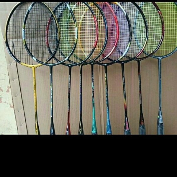 Jual Raket Badminton Second Ori berlogo PBSI | Shopee Indonesia