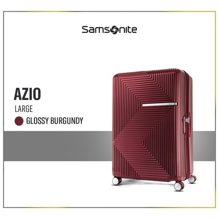 Jual Samsonite Koper Hardcase Azio Large 28 inch - Glossy Burgundy ...