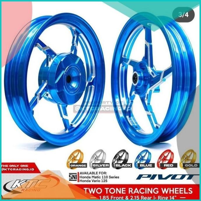 Jual velg ktc racing palang 5 new pivot 2 tone vario 125 / vario 150 baut 4 | Shopee Indonesia