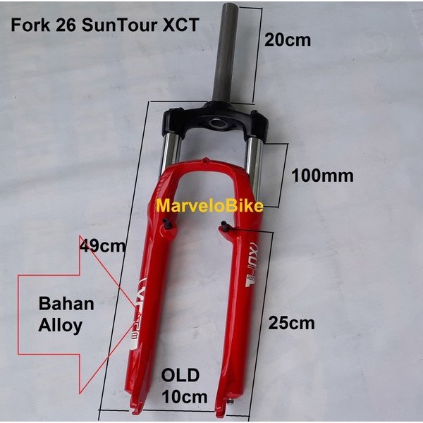 Jual Fork Sepeda 26 MTB SunTour XCT Suspension | Shopee Indonesia