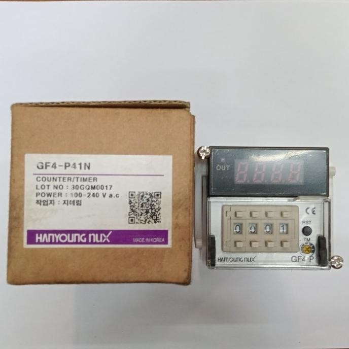 Jual TIMER/COUNTER HANYOUNG TYPE GF4-P 100-240V 50/60 HZ 6.2 VA BARU ...