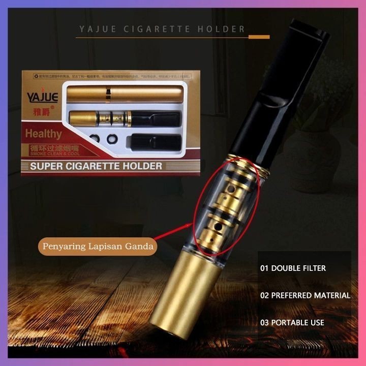 Jual Pipa Yajue 208 Filter Penyaring Racun TAR unik YJ-208 piparokok ...