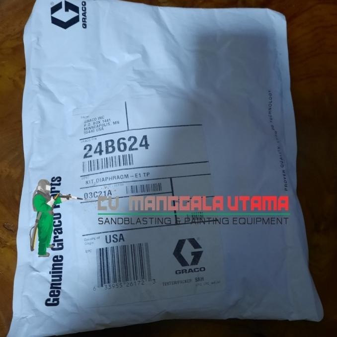 Jual Graco 24B624 Diaphragm Kit 1050 Hytrel | Shopee Indonesia