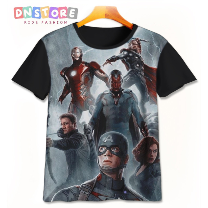 Jual Kaos Anak The Avengers v2 Baju Film Animasi Kartun Anak The ...