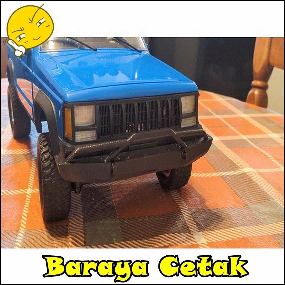 Jual RC Bumper Depan MN78 Jeep Cherokee 3D Print Aksesoris Mobil RC ...