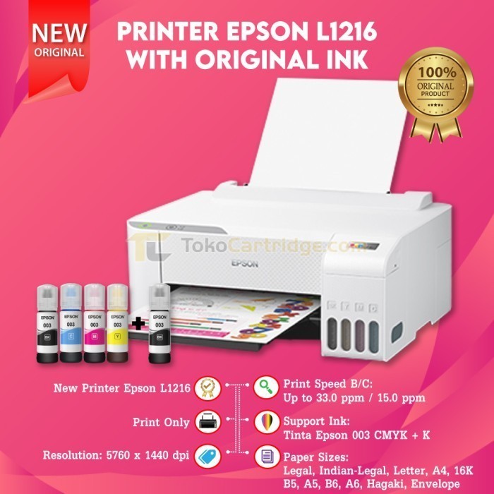 Jual Printer Epson L3210 L1210 L1216 L3216 L121 L3250 L3256 Print ...