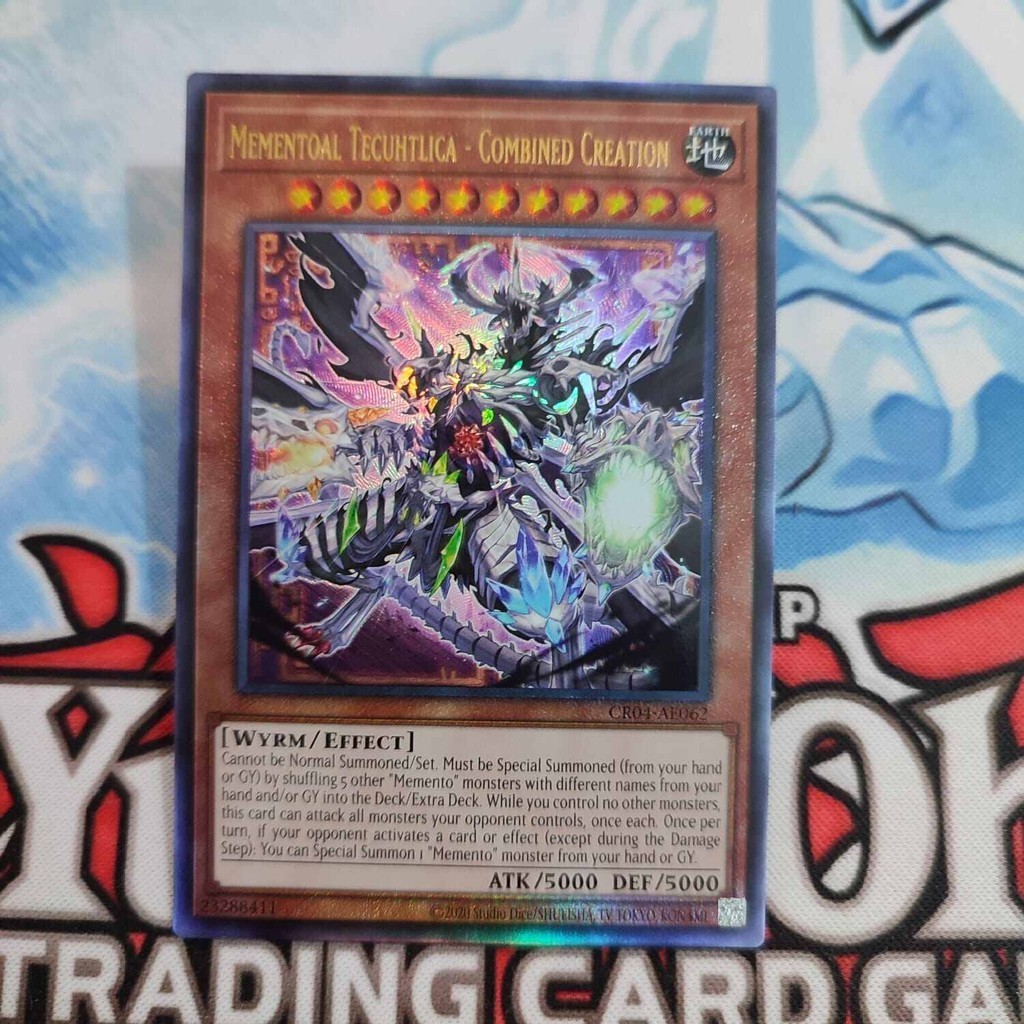 Jual yugioh AE mementoal tecuhtlica combined creation CR04-AE062 UL original | Shopee Indonesia
