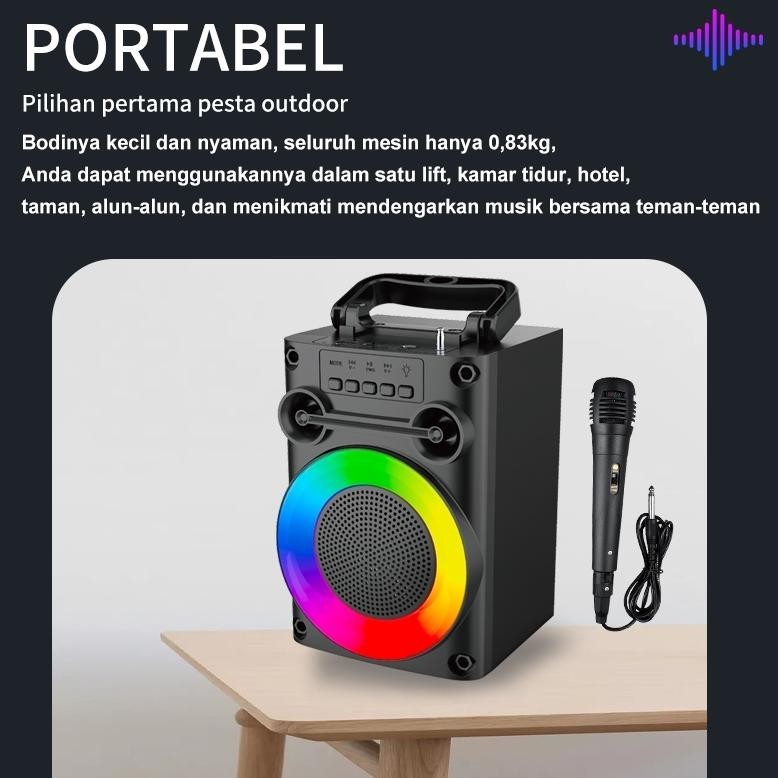 Jual PRO BASSSPEAKER BLUETOOTH KARAOKE PROTABLE SUPER BASS POLYTRON ...