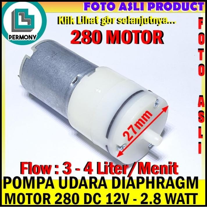 Jual HOT DEAL POMPA UDARA MINI MOTOR 280 MICRO AIR PUMP OXYGEN AQUARIUM AERATOR !!! | Shopee ...