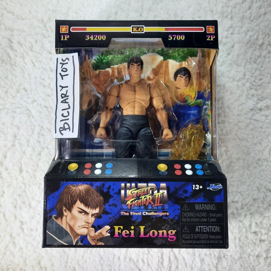 Jual ORIGINAL Jada Fei Long Street Fighter II SHF Size ORI | Shopee ...