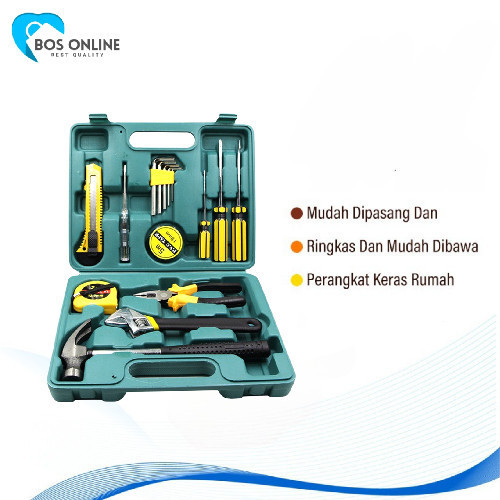 Jual Alat Pertukangan Toolkit Set Perkakas Tukang Tool Set 16 In 1 Tool ...
