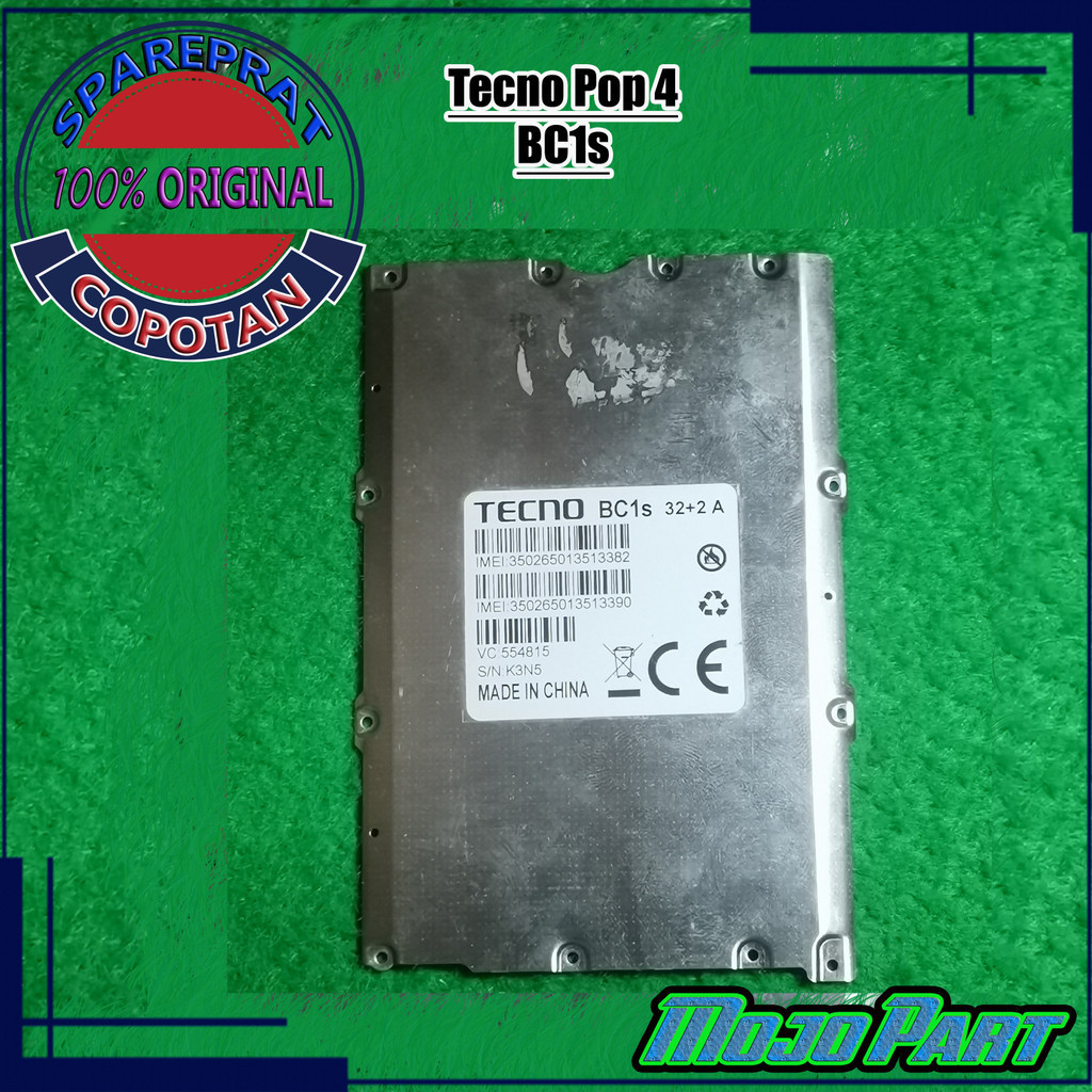 Jual Tecno pop 4 - bc1s kaleng plat besi penjepit baterai copotan ...