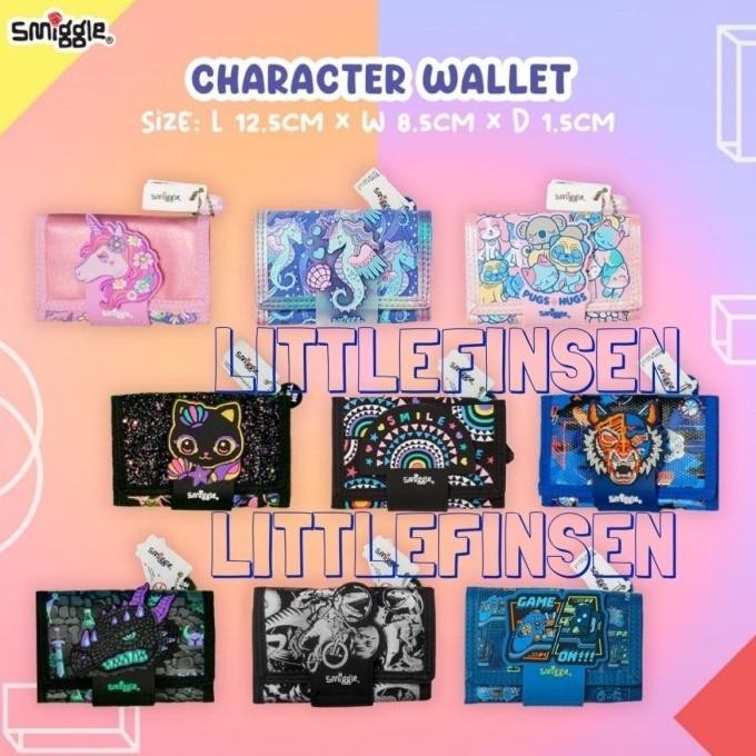 Jual Dompet Smiggle/Smiggle Wallet/Smiggle Wallet 3D Limited Edition ...