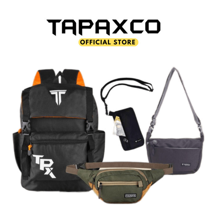 Jual Paket Tas Selempang Pria 5 Tapaxco 4IN1 Ransel Waistbag Slingbag ...