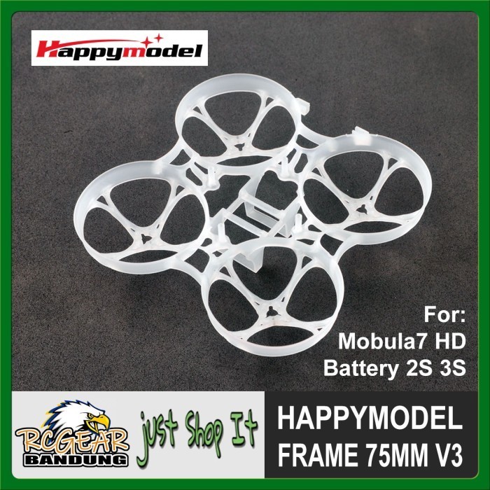 Jual HAPPYMODEL MOBULA7 HD V2 75MM V3 BRUSHLESS TINY WHOOP FRAME KIT | Shopee Indonesia