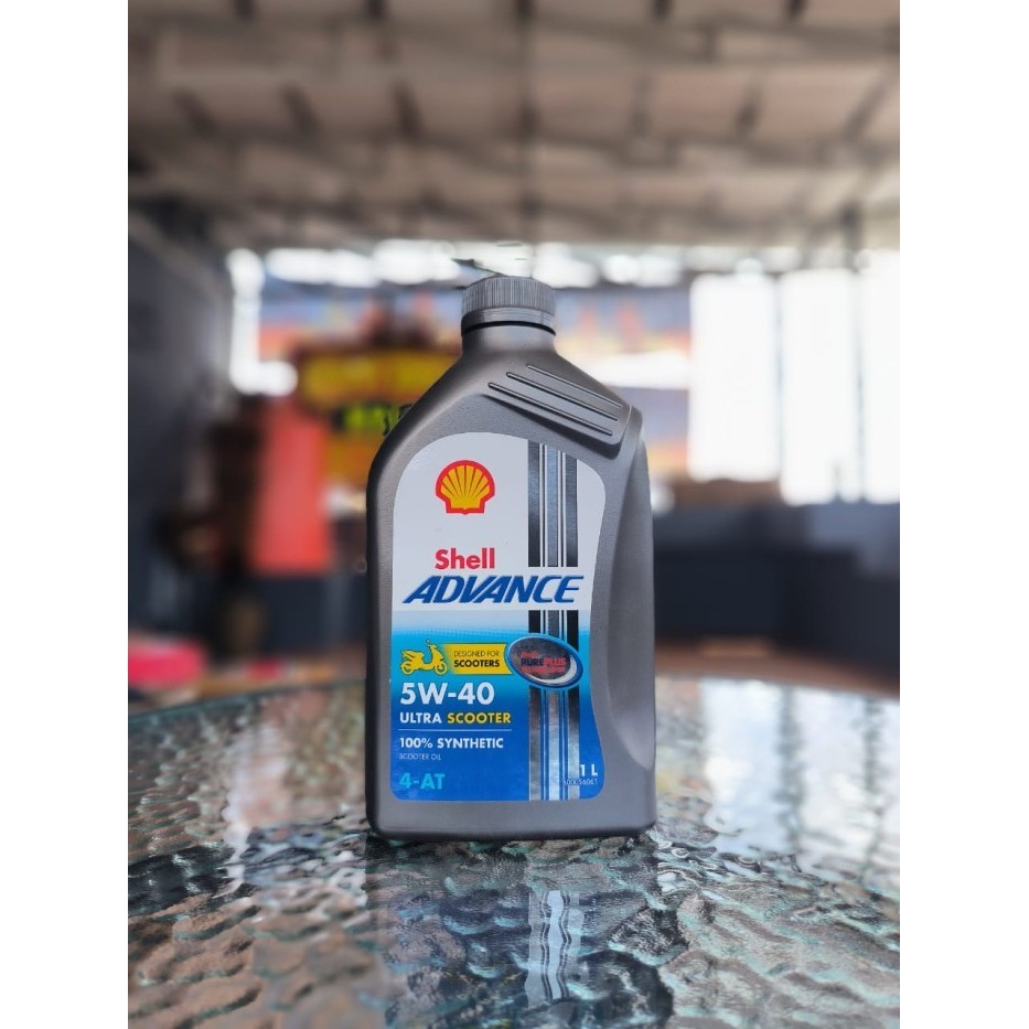 Jual Oli Shell Advance Ultra Scooter Matic 1 Liter New 5W40 Full ...