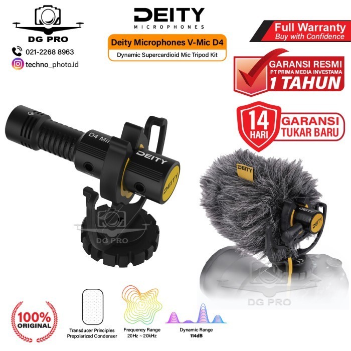 Jual Ready Deity Microphones V-Mic D4 Mini Shotgun Microphone Resmi ...