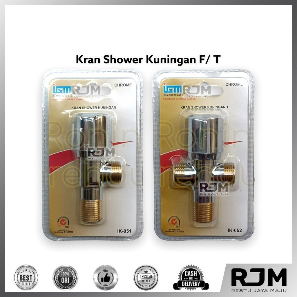 Jual IGM Stop Kran Shower Model F - T Cabang WC Jet Closet Kuningan ...