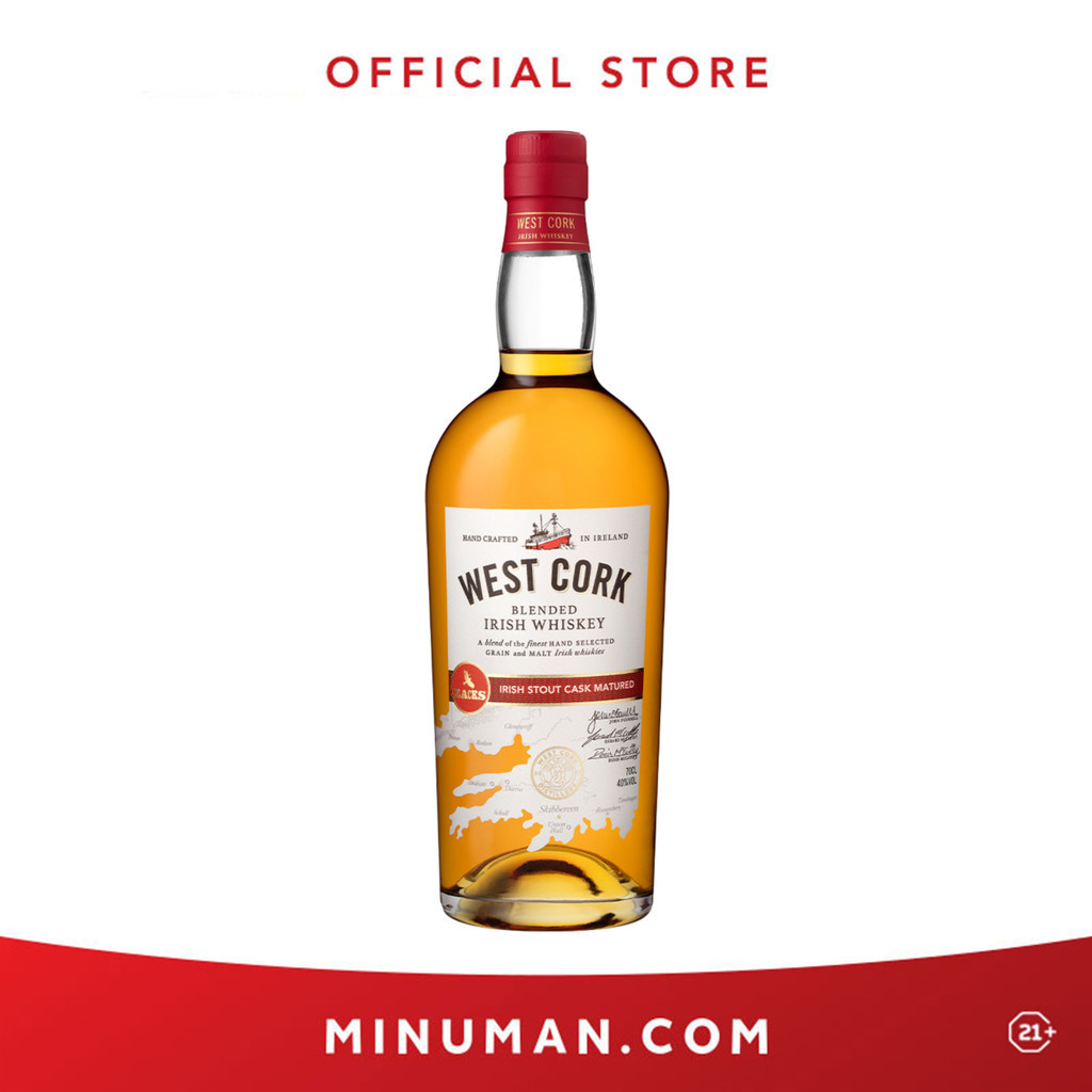 Jual West Cork - Stout Cask Matured - Blended Whiskey - 700ml | Shopee Indonesia