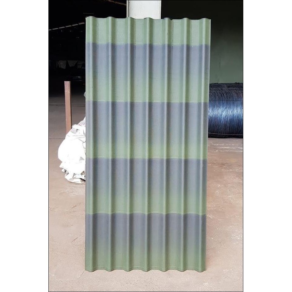 Jual Genteng Onduline Tile - Dual Green 3D | Shopee Indonesia