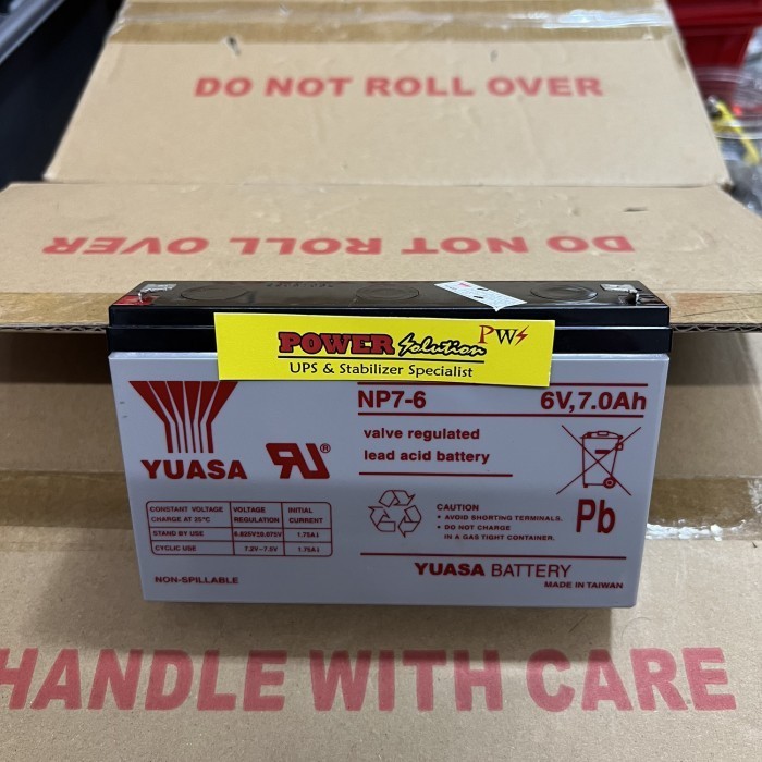 Jual Yuasa Aki Baterai Kering 6V 7Ah Baterai Mobil Motor Mainan Anak Pliko | Shopee Indonesia
